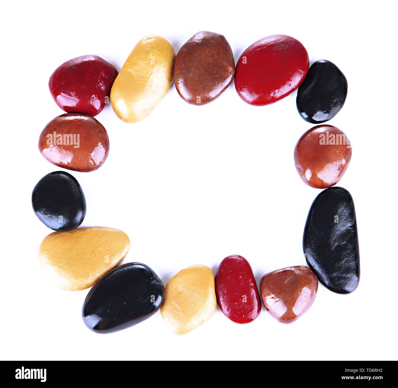 Gold pebbles Cut Out Stock Images & Pictures - Alamy