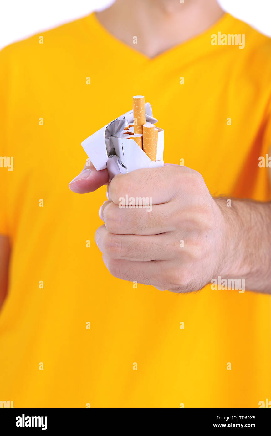 Crushed cigarettes hi-res stock photography and images - Alamy