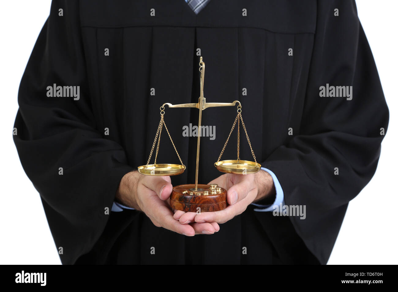 Holding golden scales hi-res stock photography and images - Alamy