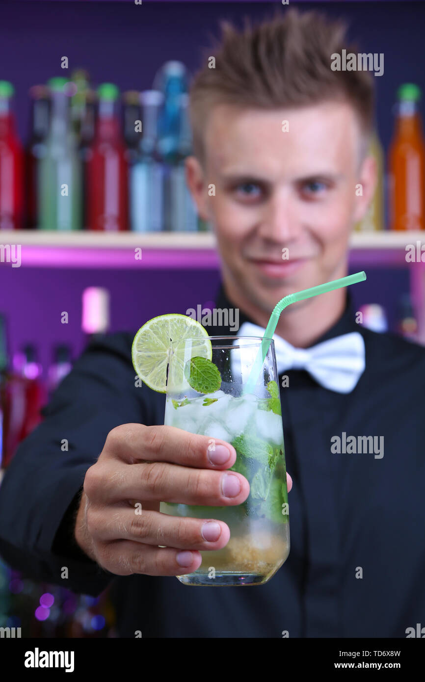 Mojito cocktail night hi-res stock photography and images - Alamy