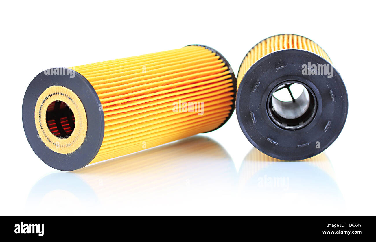Oil filters Cut Out Stock Images & Pictures - Alamy
