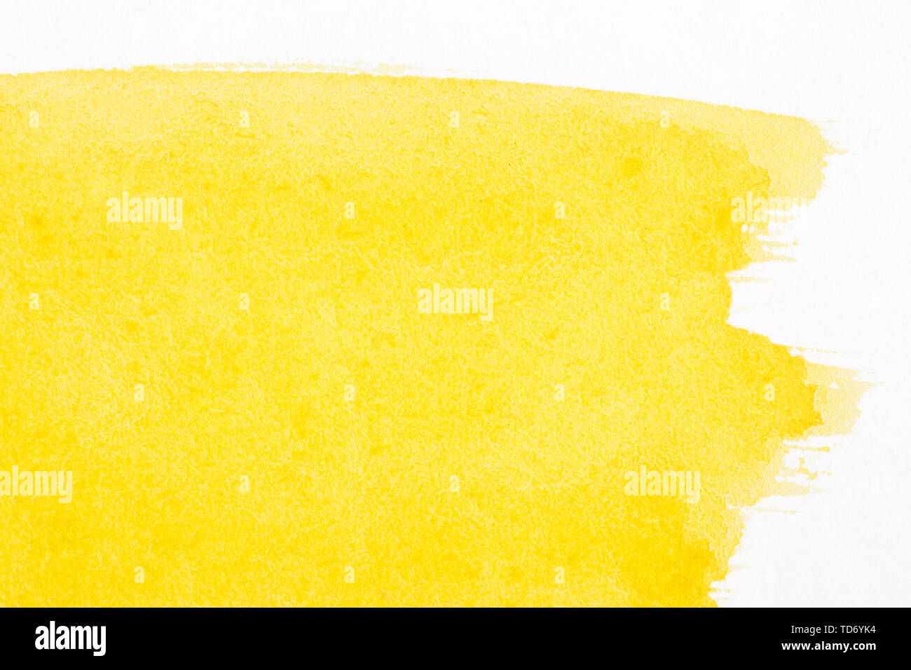 Abstract hand drawn yellow watercolor paints background Stock Photo - Alamy