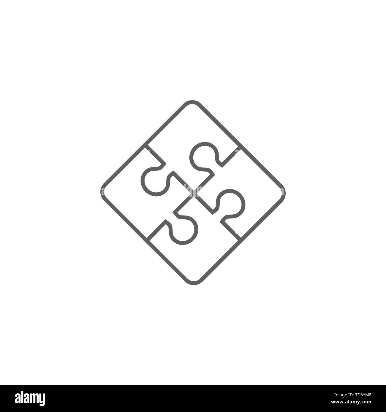 Global Solution Related Vector Thin Line Icon. Isolated on White ...