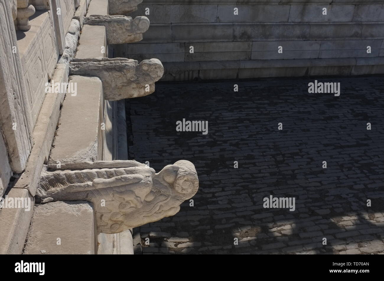 Building materials of the National Palace Museum in Beijing Stock Photo ...