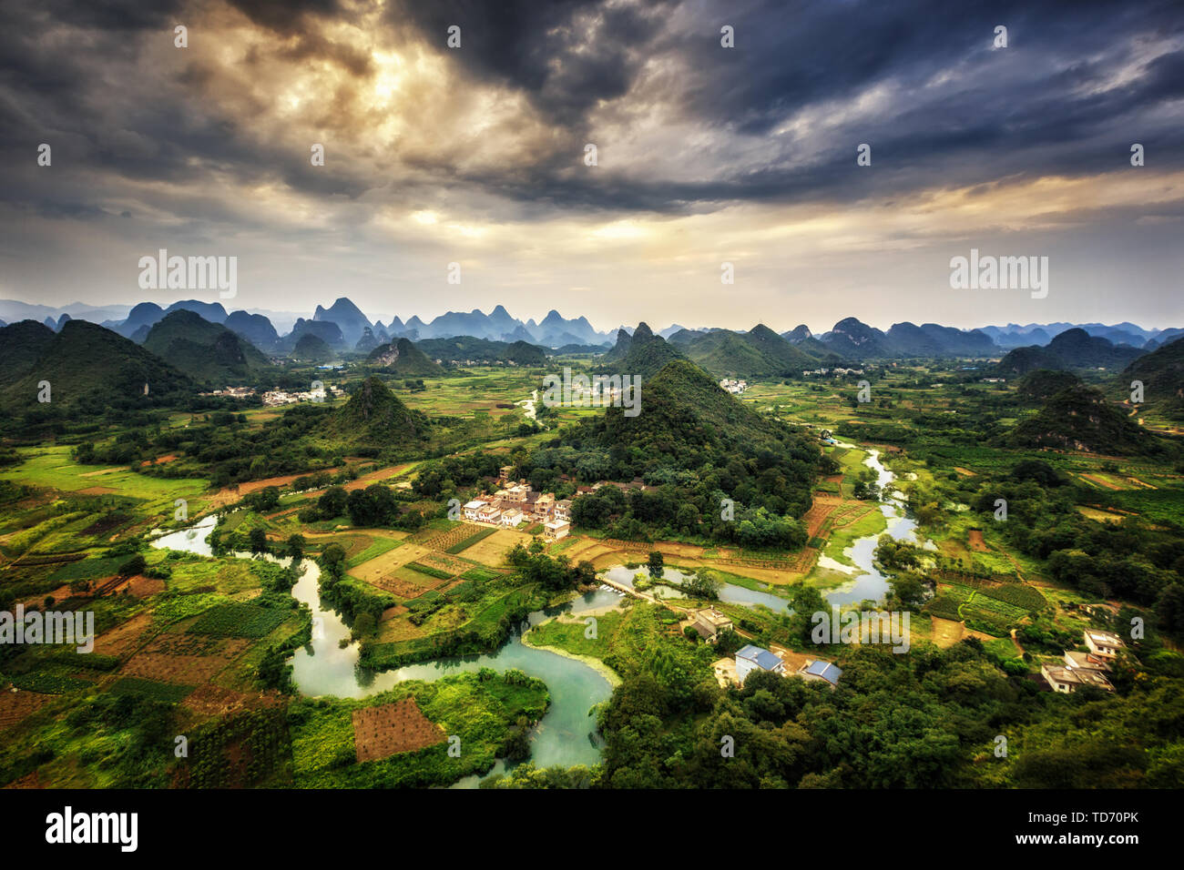 Overlooking the world Stock Photo - Alamy