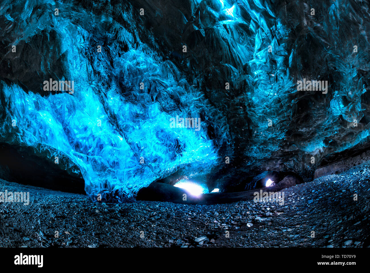 Between the ice holes Stock Photo - Alamy