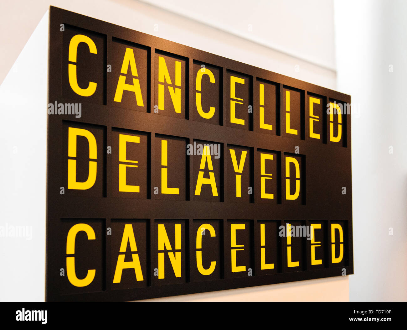 Canceled Sign High Resolution Stock Photography and Images - Alamy