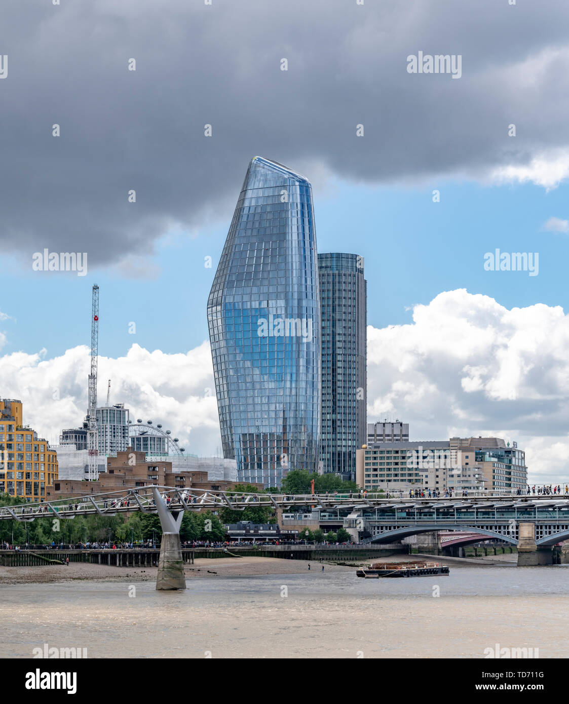 New skyscraper in London officially called One Blackfriars. Also known ...