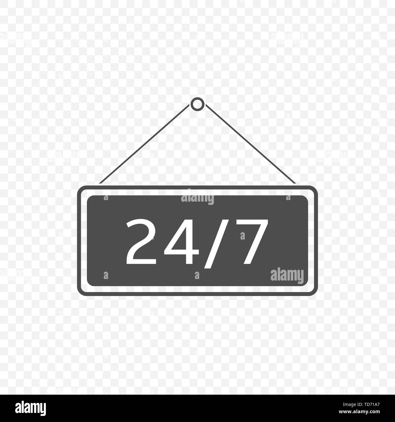 Clock time hanging Stock Vector Images - Alamy