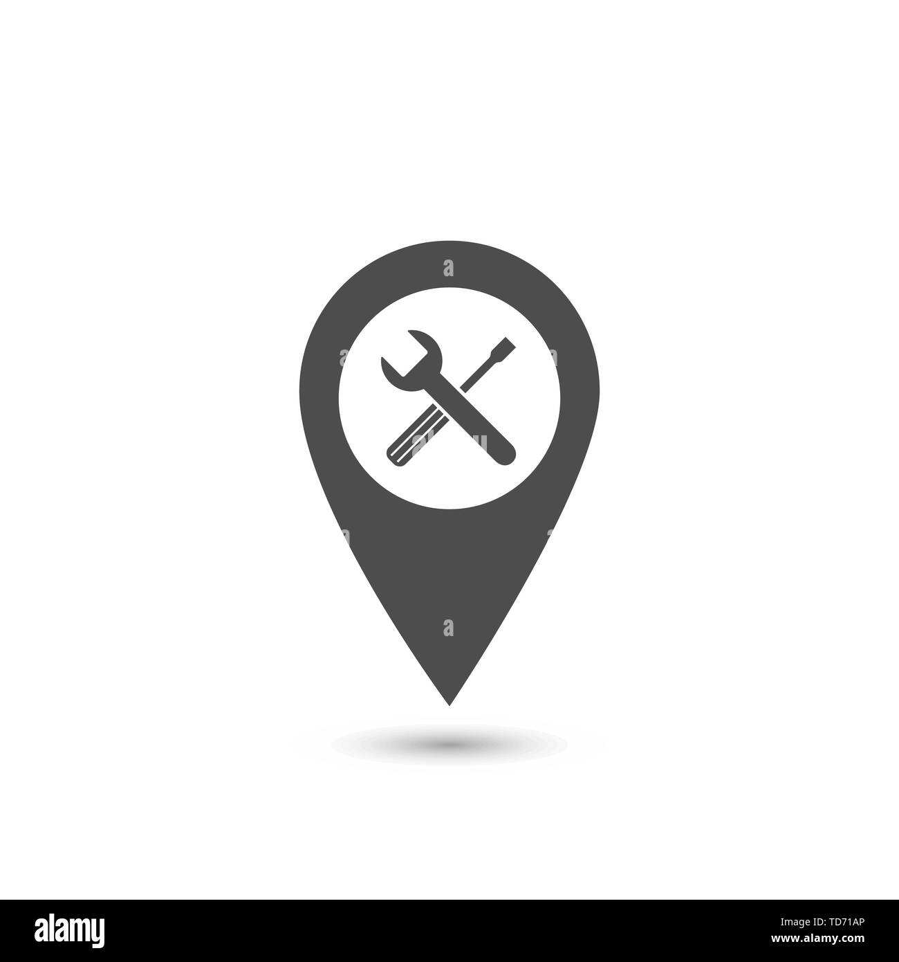 Car computer map Stock Vector Images - Alamy