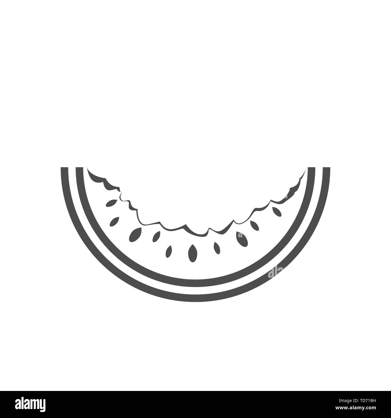 Happy sweet fruit watermelon Cut Out Stock Images & Pictures - Alamy