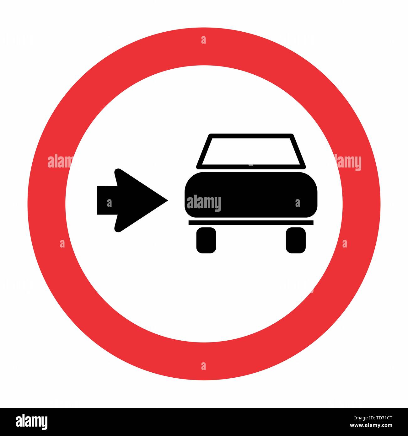 Road sign keep right symbol hi-res stock photography and images - Alamy