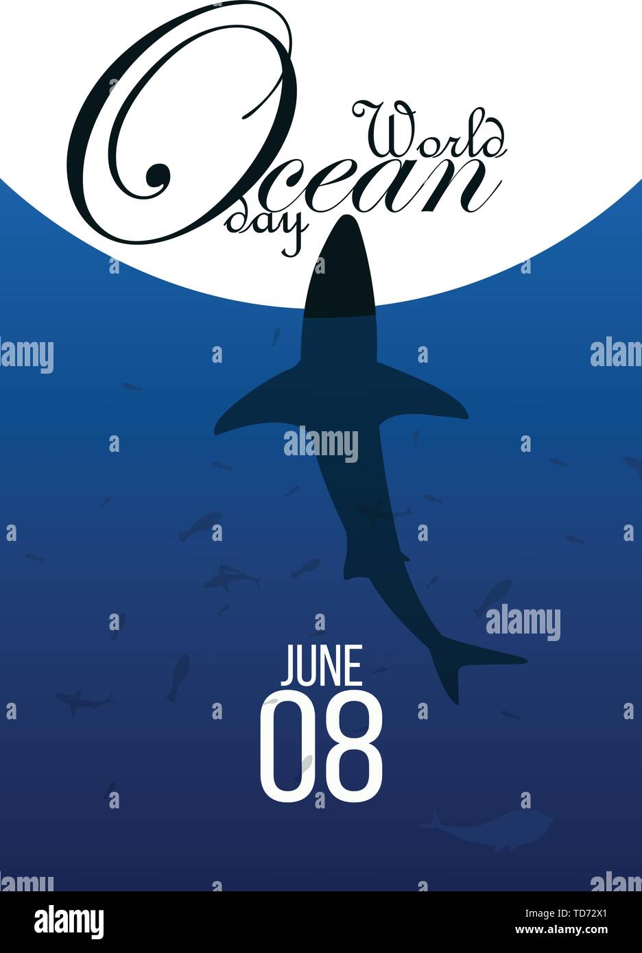 Save our oceans poster Stock Vector Images - Alamy