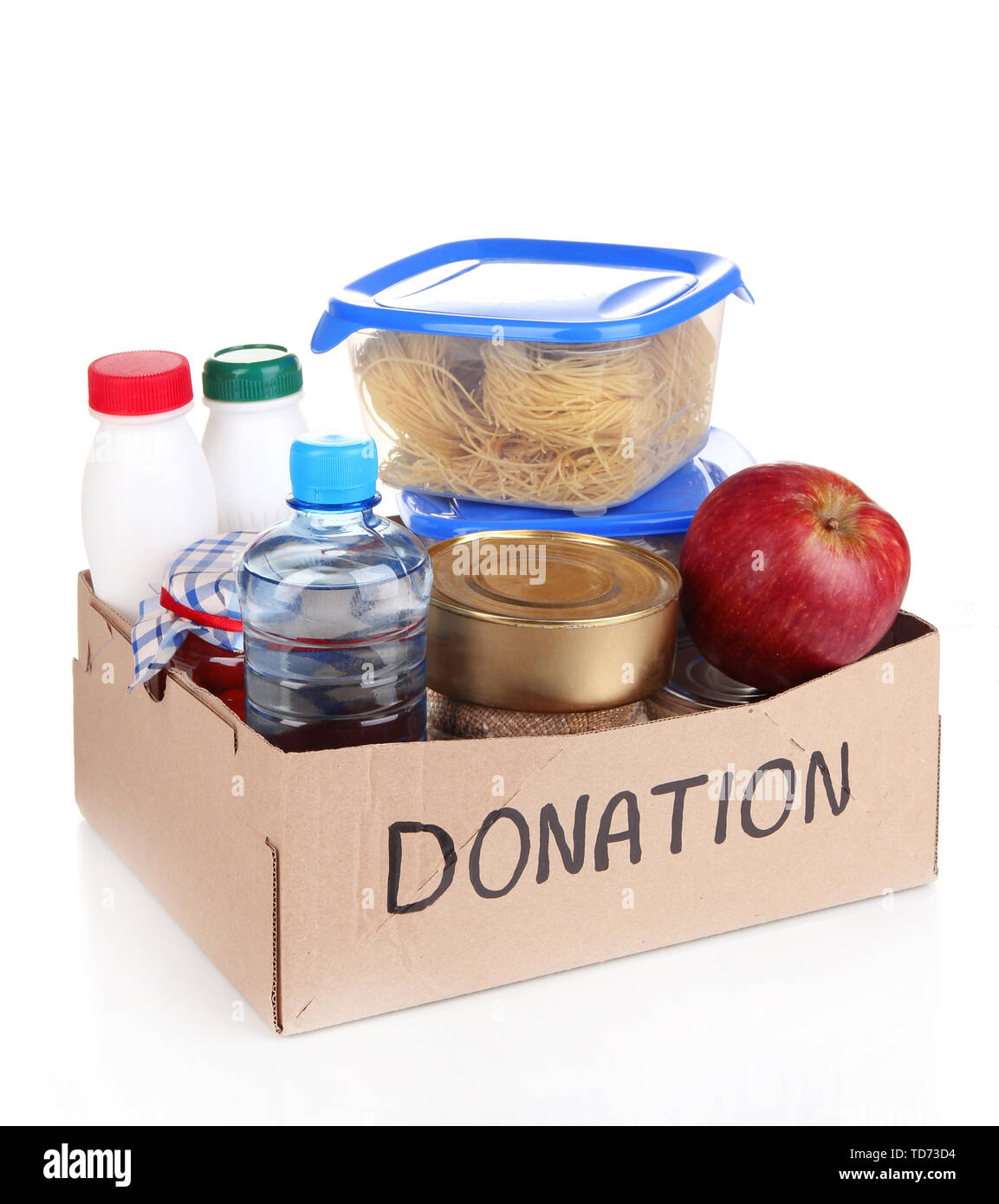 Donation box food delivery Cut Out Stock Images & Pictures - Alamy