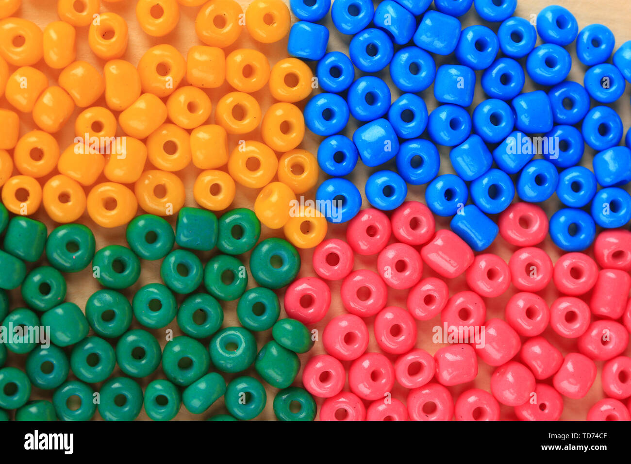 Different colorful beads close-up Stock Photo - Alamy