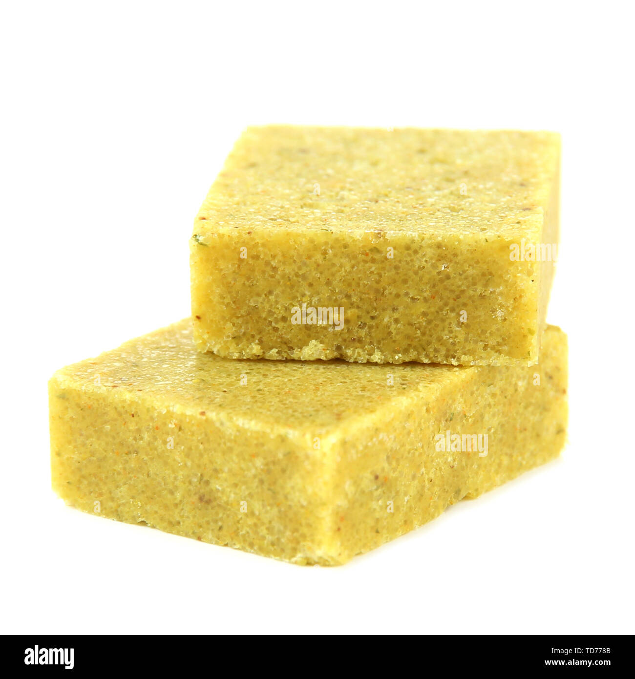 Bouillon cubes, isolated on white Stock Photo - Alamy