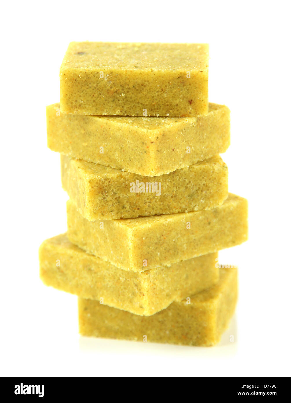 Bouillon cubes, isolated on white Stock Photo - Alamy