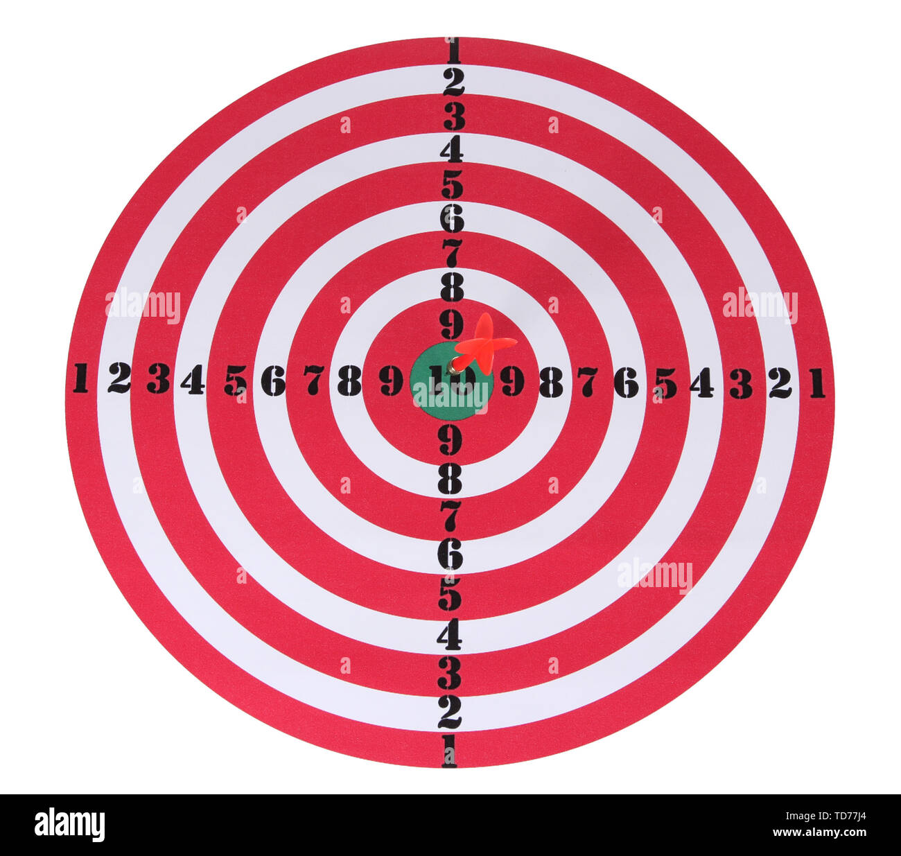 Target with dart close-up Stock Photo - Alamy