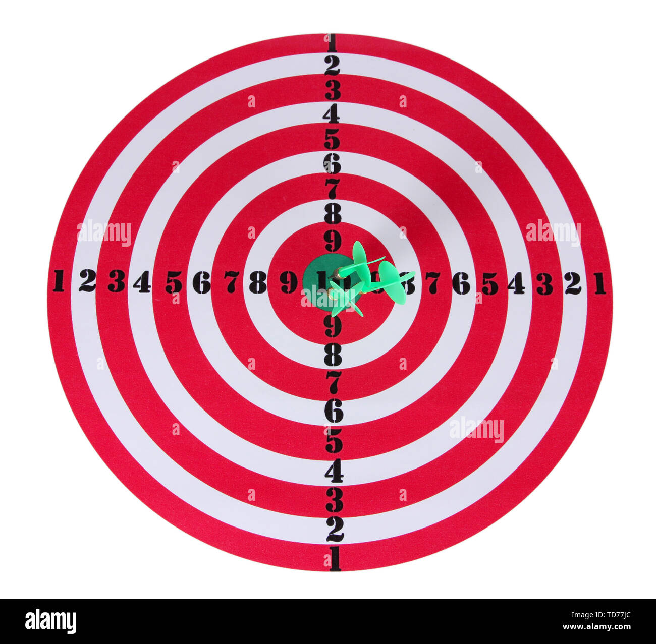 Target with darts close-up Stock Photo - Alamy