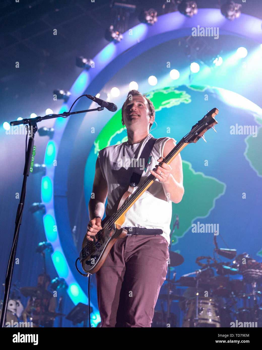June 11, 2019 - Madison, Wisconsin, U.S - CHRIS BAIO of Vampire Weekend ...