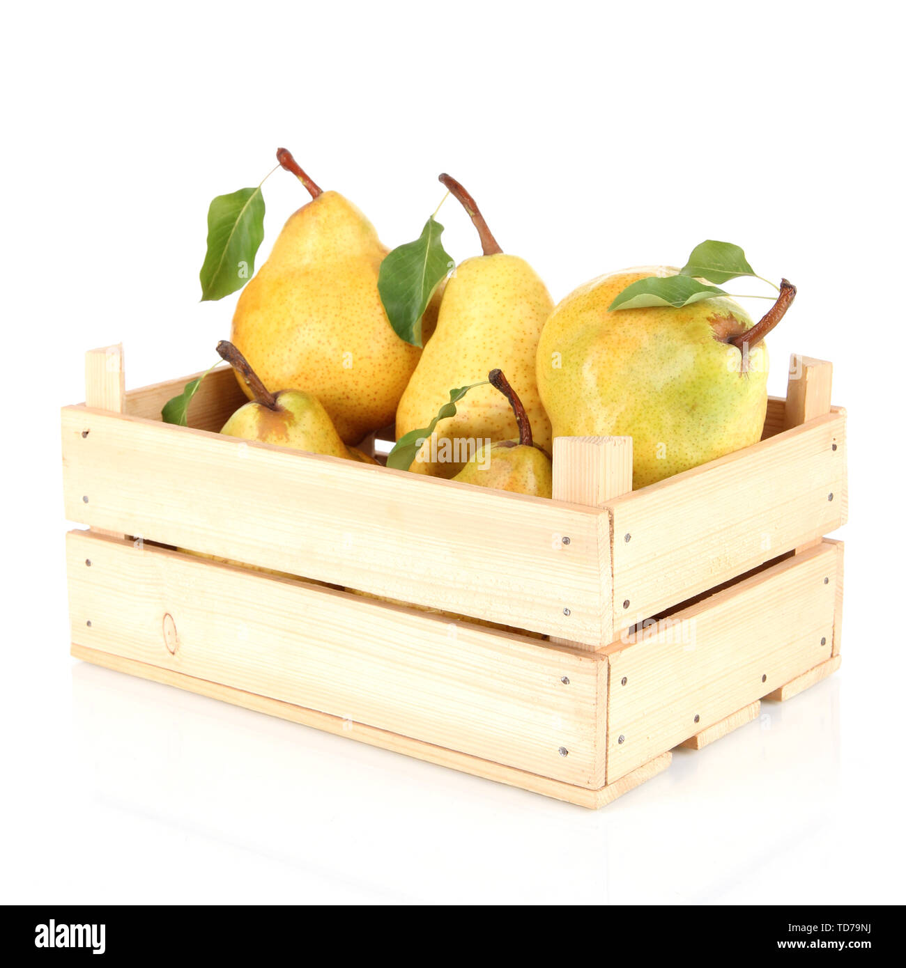 Box of pears Cut Out Stock Images & Pictures - Alamy
