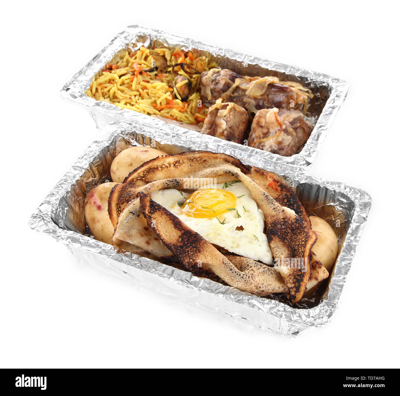 Silver rice box Cut Out Stock Images & Pictures - Alamy