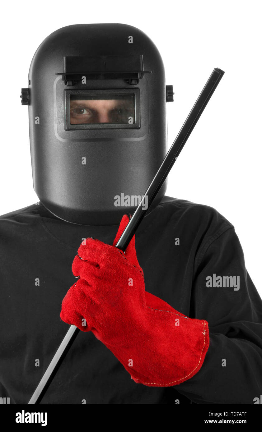 Portrait builder welding metal on hi-res stock photography and images ...