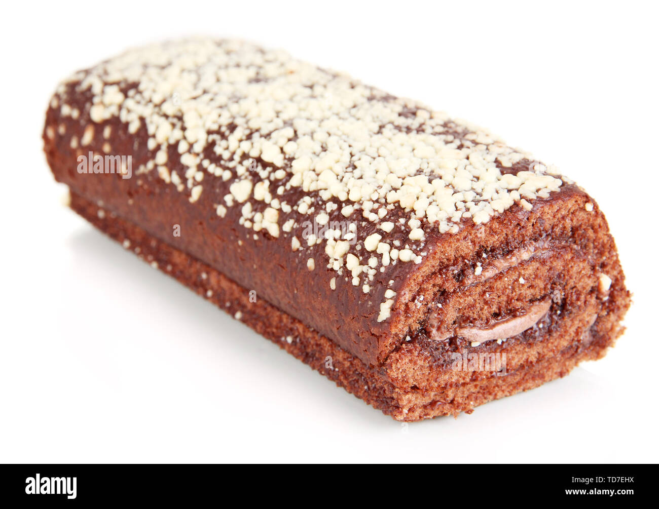 Sweet roll isolated on white Stock Photo - Alamy