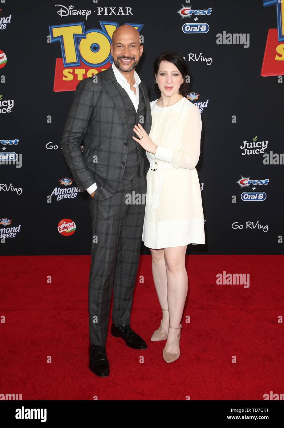 12 June 2019 - Hollywood, California - Keegan-Michael Key, Elisa Key ...