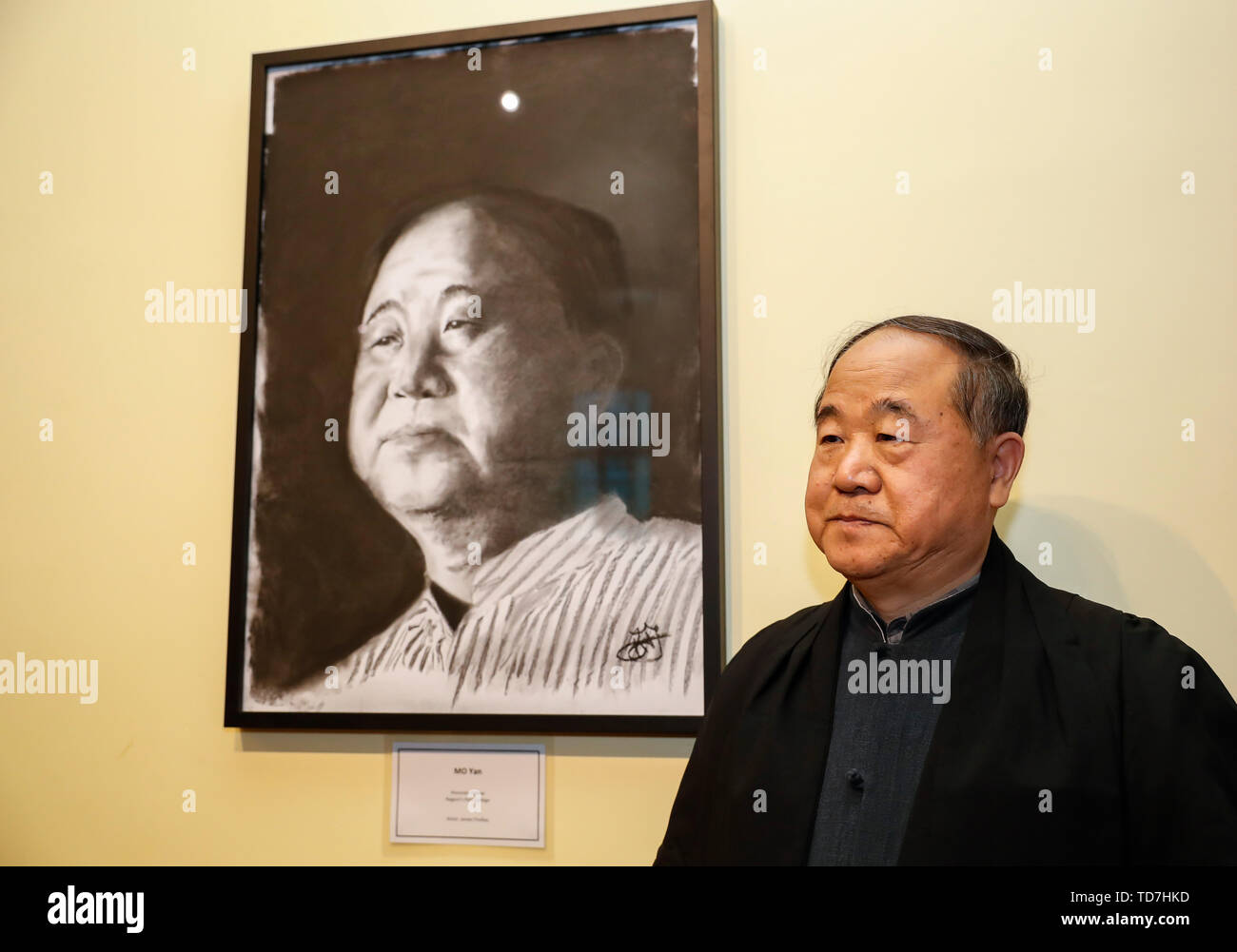 Oxford, UK. 12th June, 2019. Chinese writer and Nobel laureate Mo Yan ...