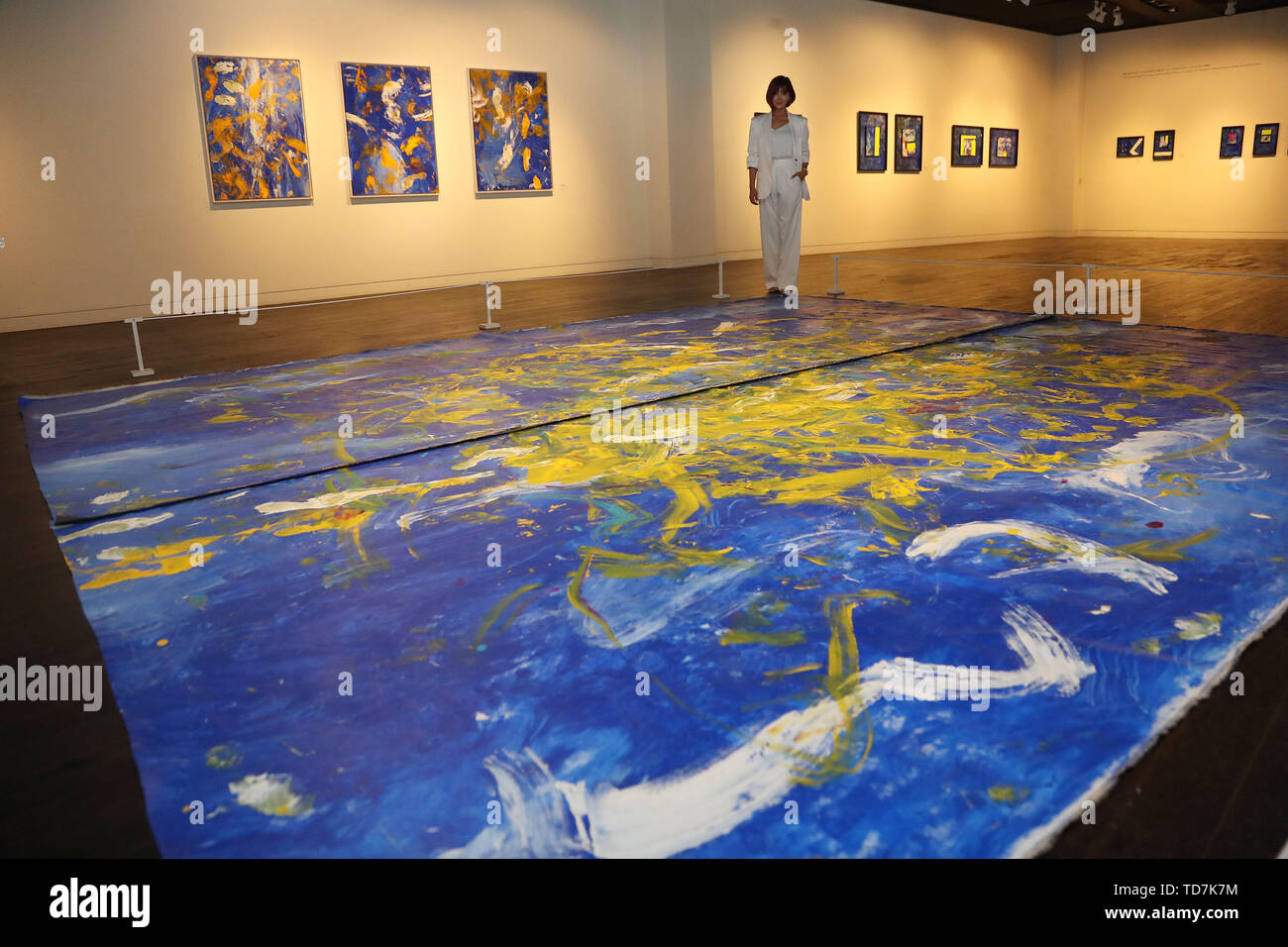 13th June, 2019. S. Korean singer Solbi South Korean singer Solbi poses ...