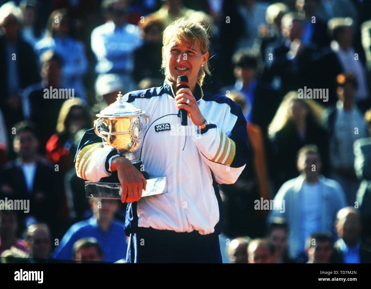 Steffi graf tennis french open hi-res stock photography and images - Alamy