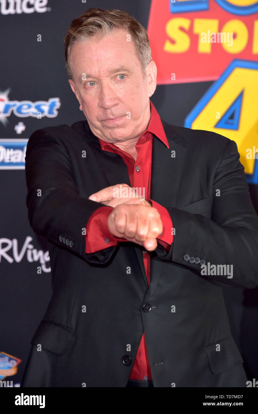 Tim Allen at the world premiere of the movie 'A Toy Story: Everything ...