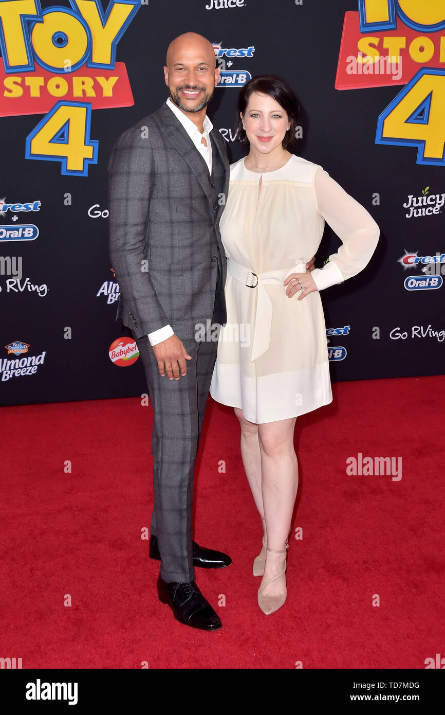 Keegan-Michael Key with wife Elisa Pugliese at the world premiere of ...