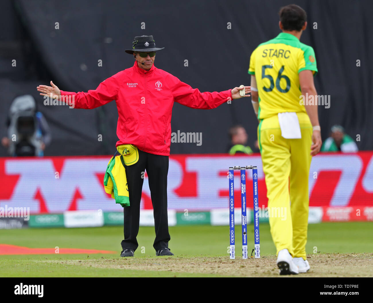 Cricket umpire signals hi-res stock photography and images - Alamy