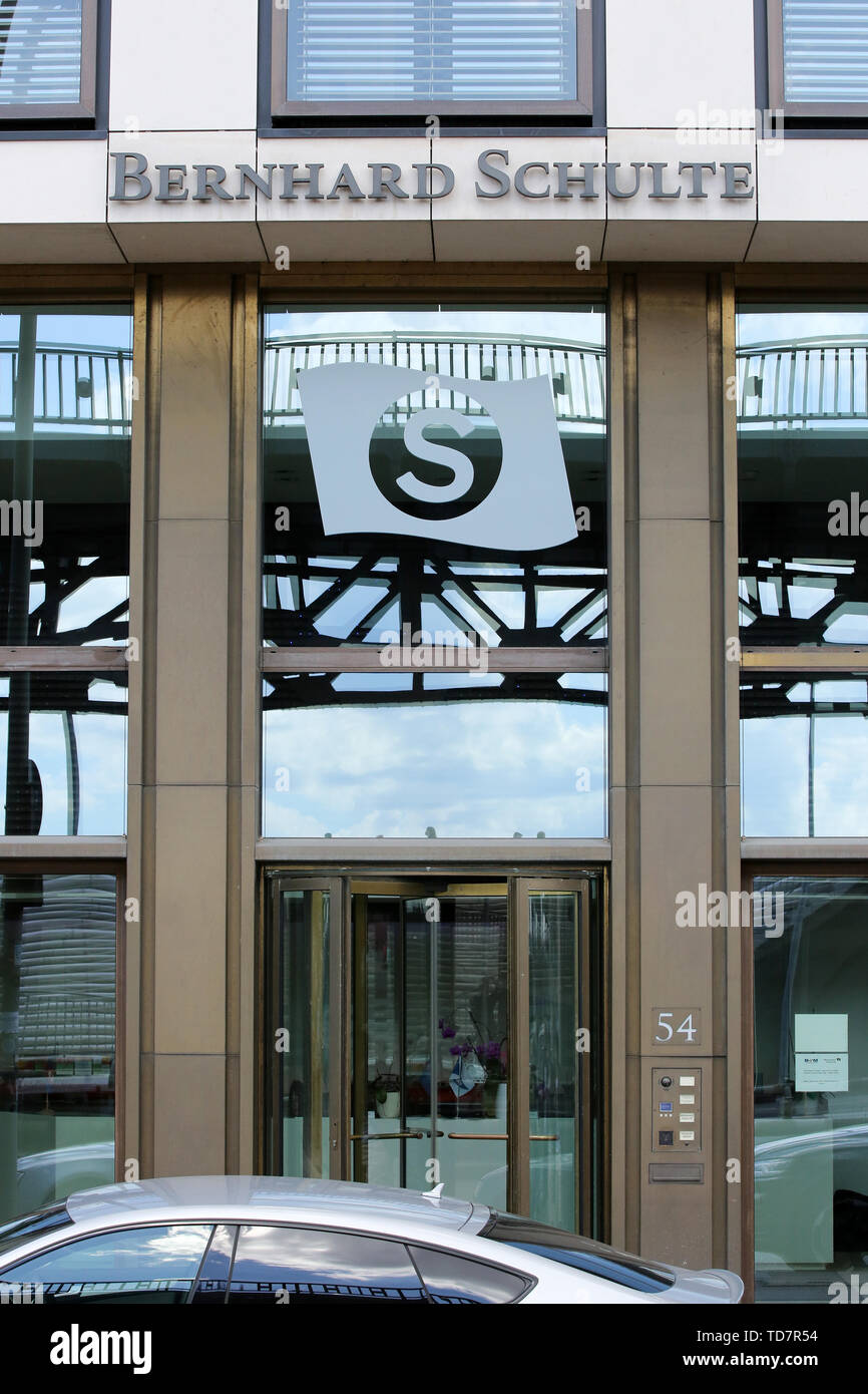 Hamburg, Germany. 13th June, 2019. View of an office building in which ...