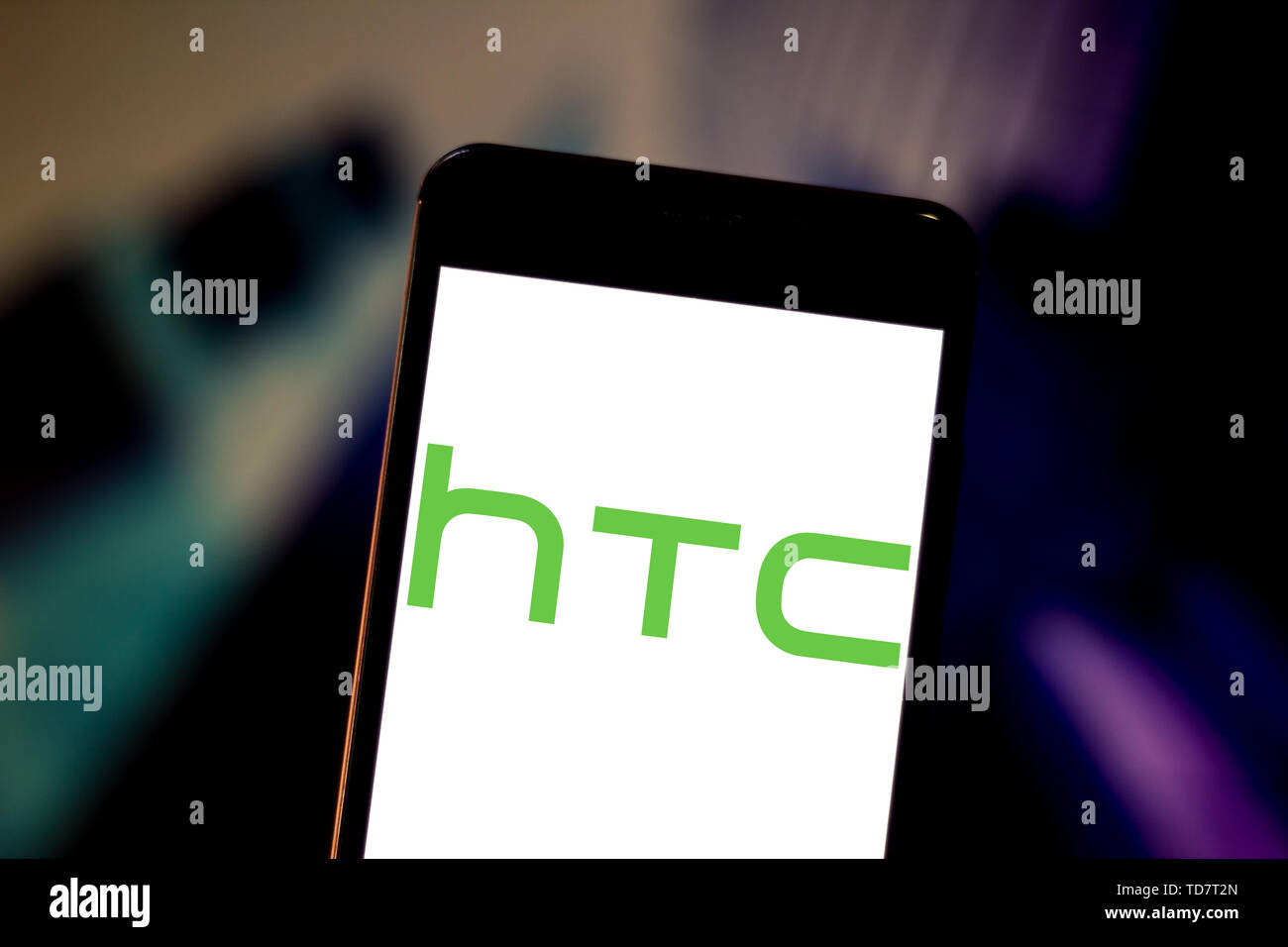 Htc logo hi-res stock photography and images - Alamy