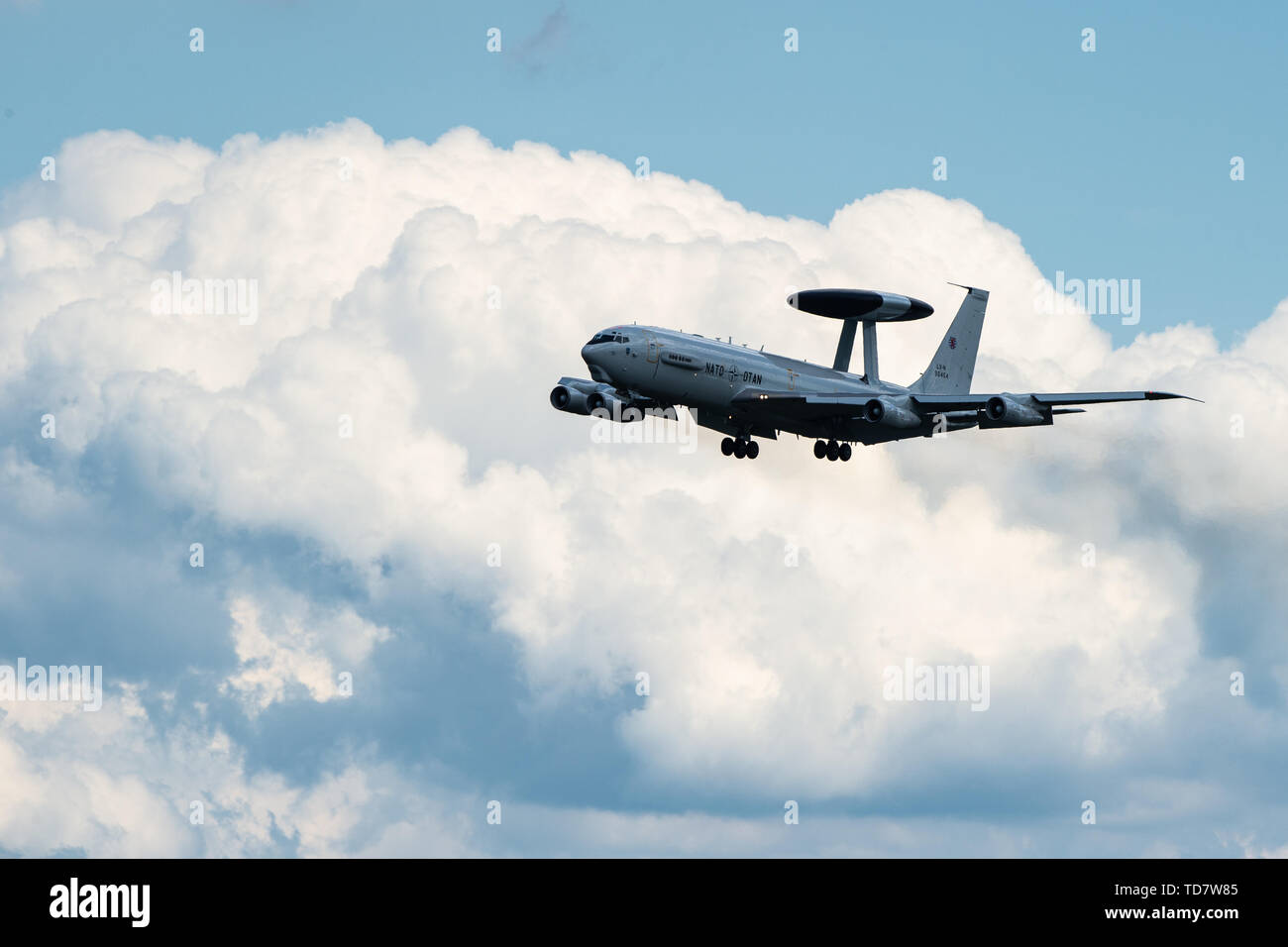 13 June 2019, Lower Saxony, Faßberg: An Airborne Early Warning and ...