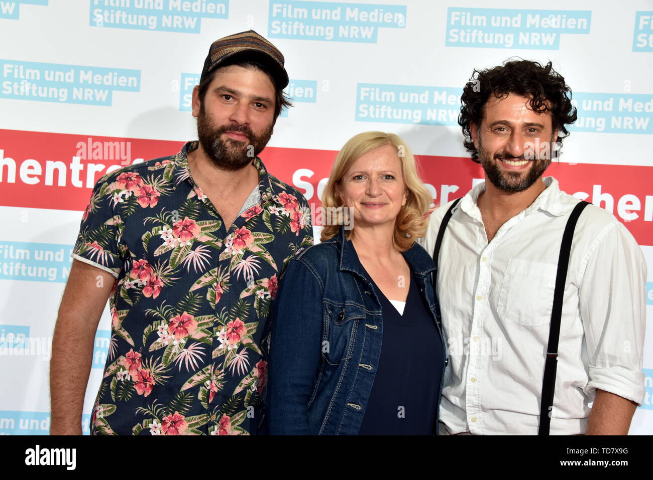 Cologne, Germany. 05th June, 2019. The actors Jasin Challah, l-r ...