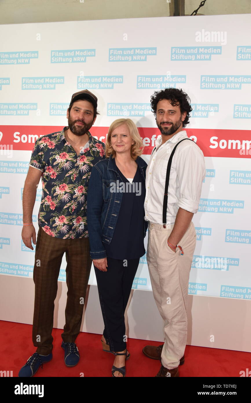 Cologne, Germany. 05th June, 2019. The actors Jasin Challah, l-r ...