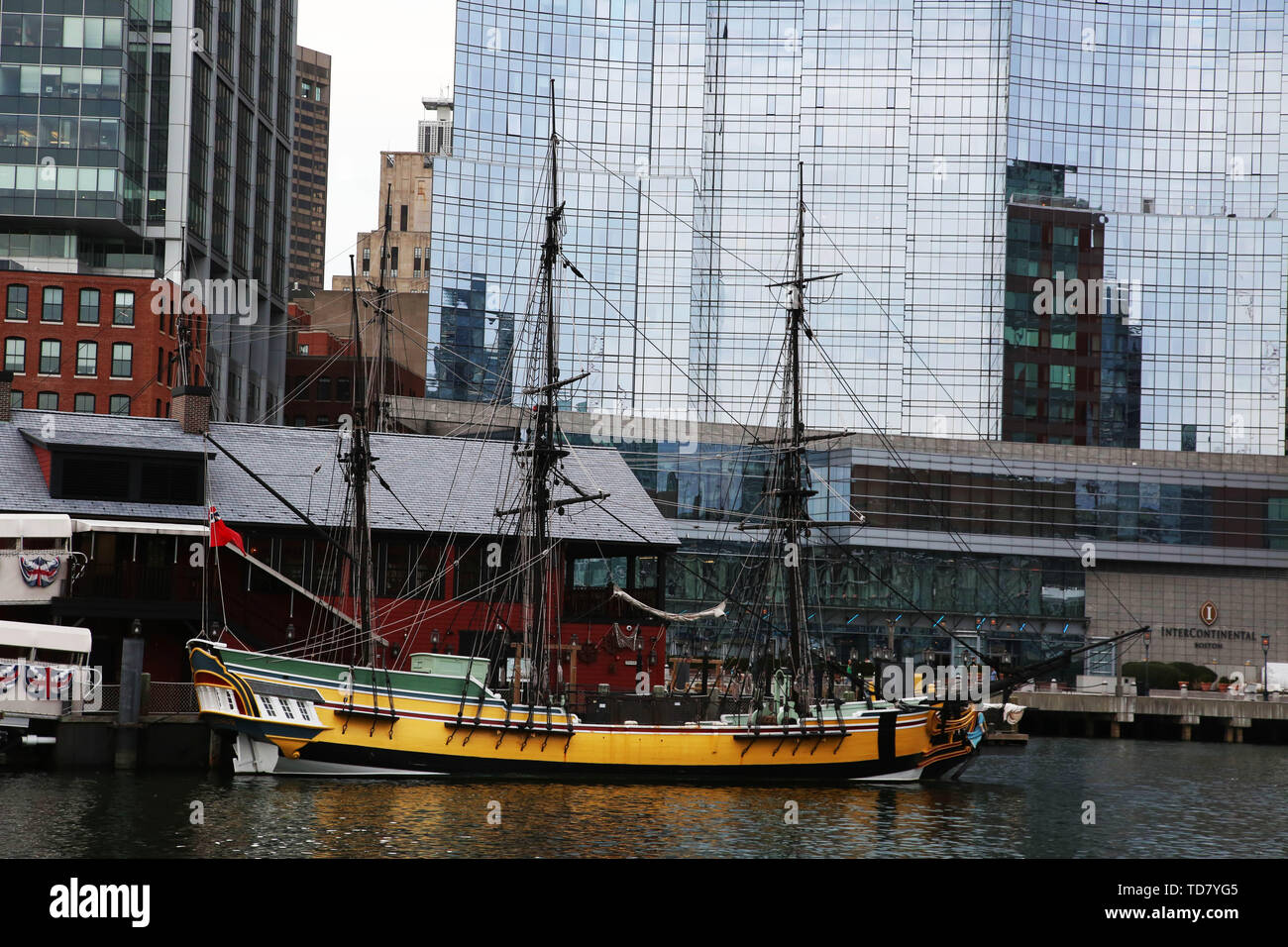 Boston, Massachusetts, USA. 14th Apr, 2019. It's a floating history ...