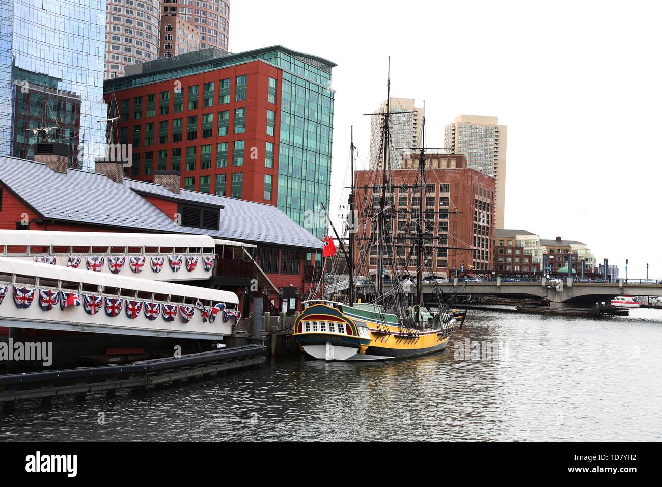 Boston, Massachusetts, USA. 14th Apr, 2019. It's a floating history ...