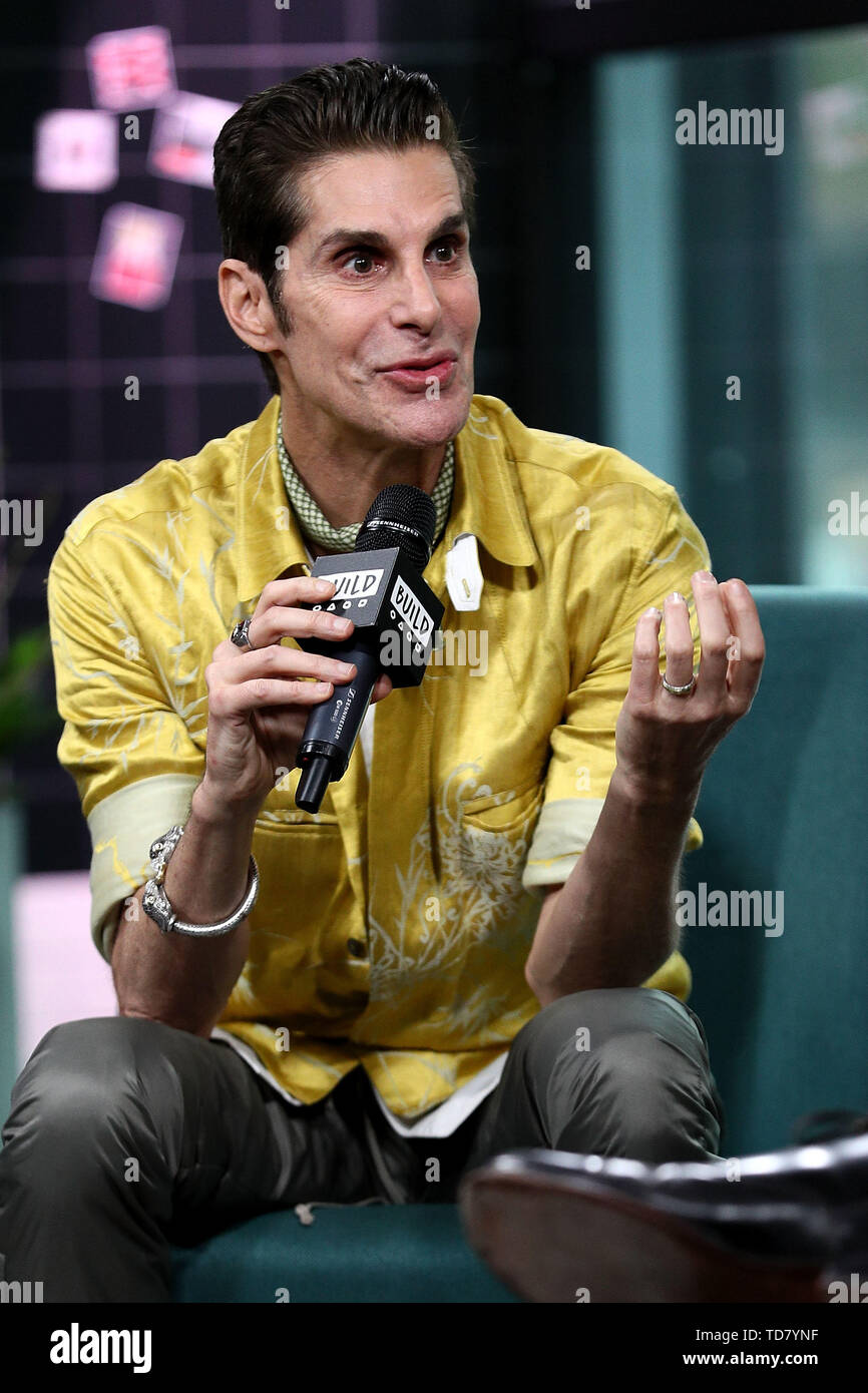 New York, USA. 13 June, 2019. Perry Farrell at the BUILD Speaker Series ...