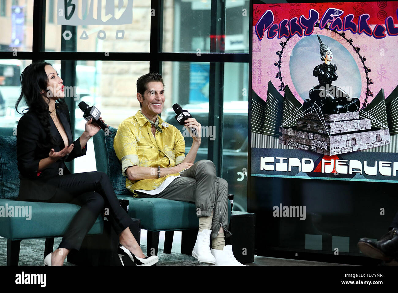New York, USA. 13 June, 2019. Etty Lau Farrell, Perry Farrell at the ...