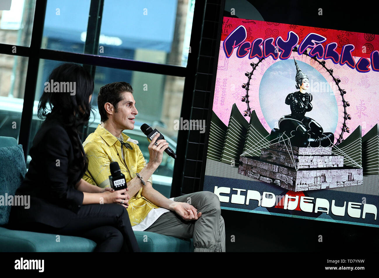 New York, USA. 13 June, 2019. Etty Lau Farrell, Perry Farrell at the ...