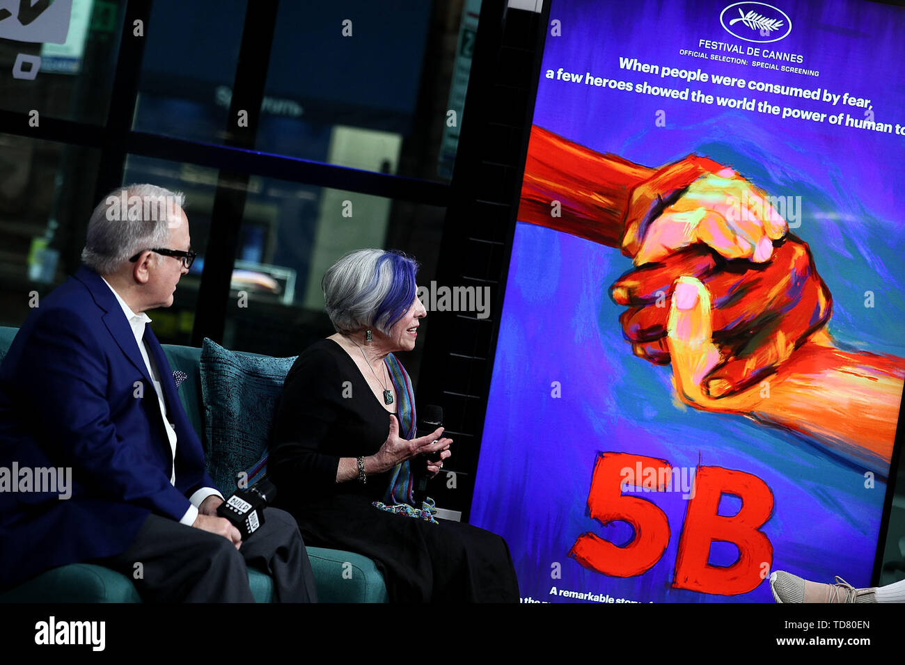 New York, USA. 13 June, 2019. Hank Plante, Alison Moed at the BUILD ...