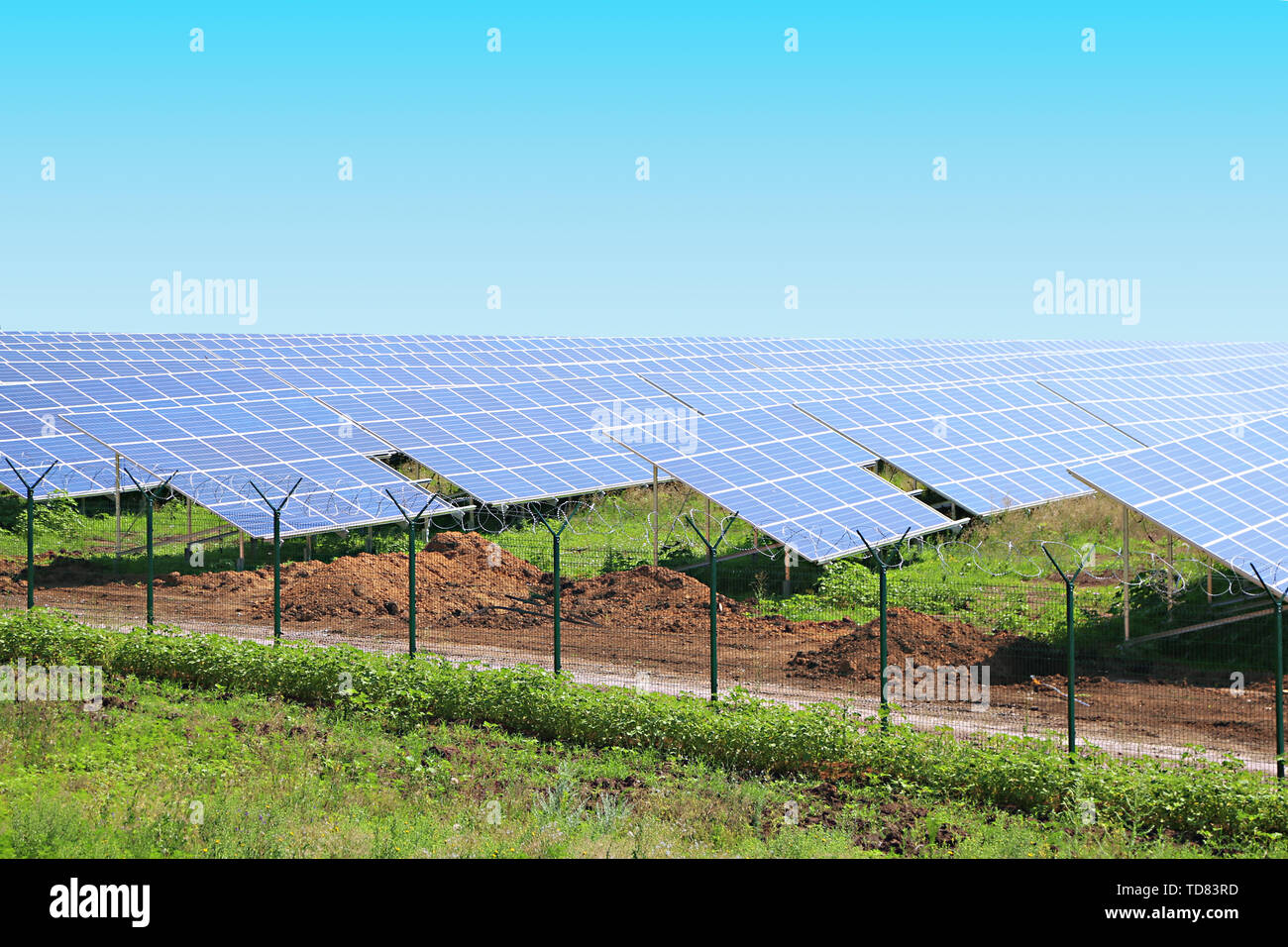 Solar panels, outside Stock Photo - Alamy