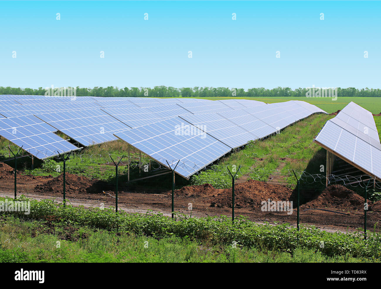 Solar panels, outside Stock Photo - Alamy