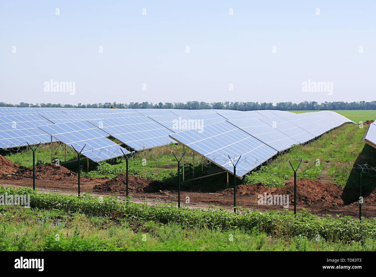 Solar panels, outside Stock Photo - Alamy