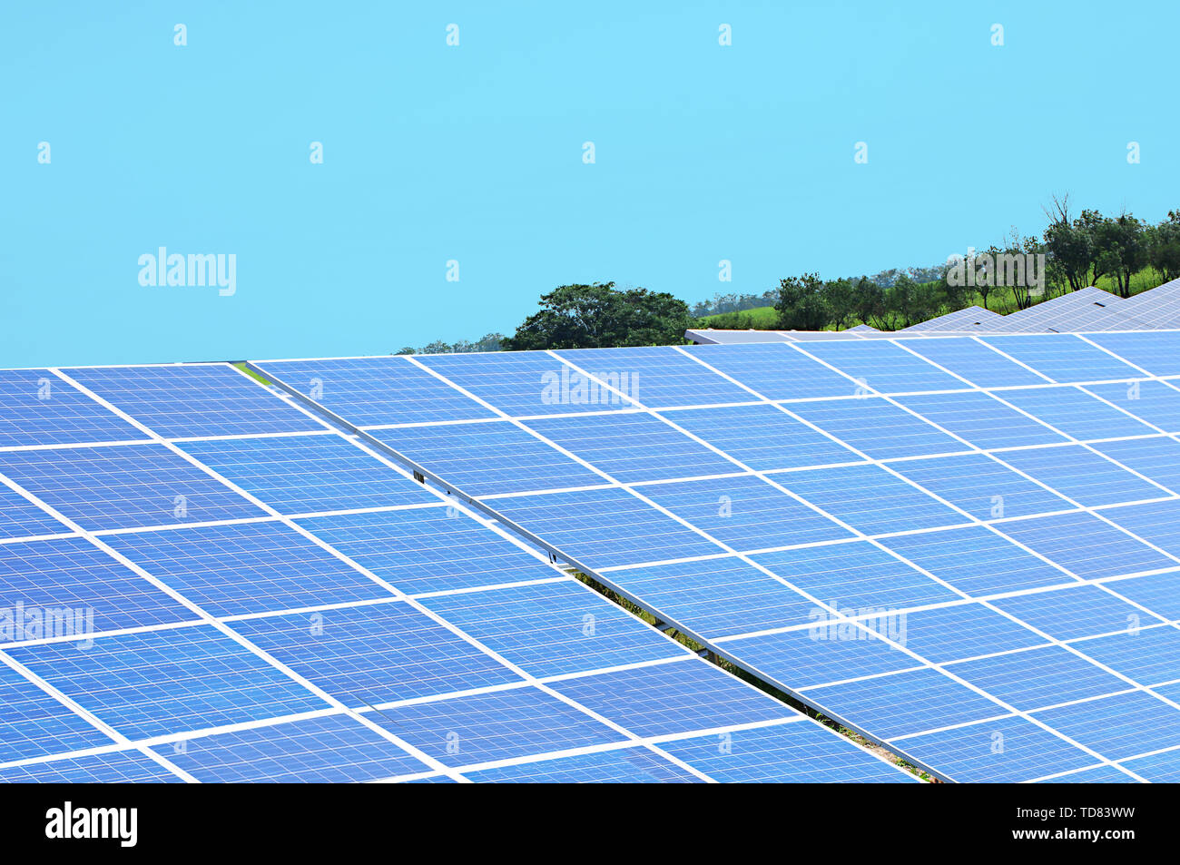 Solar panels, outside Stock Photo - Alamy